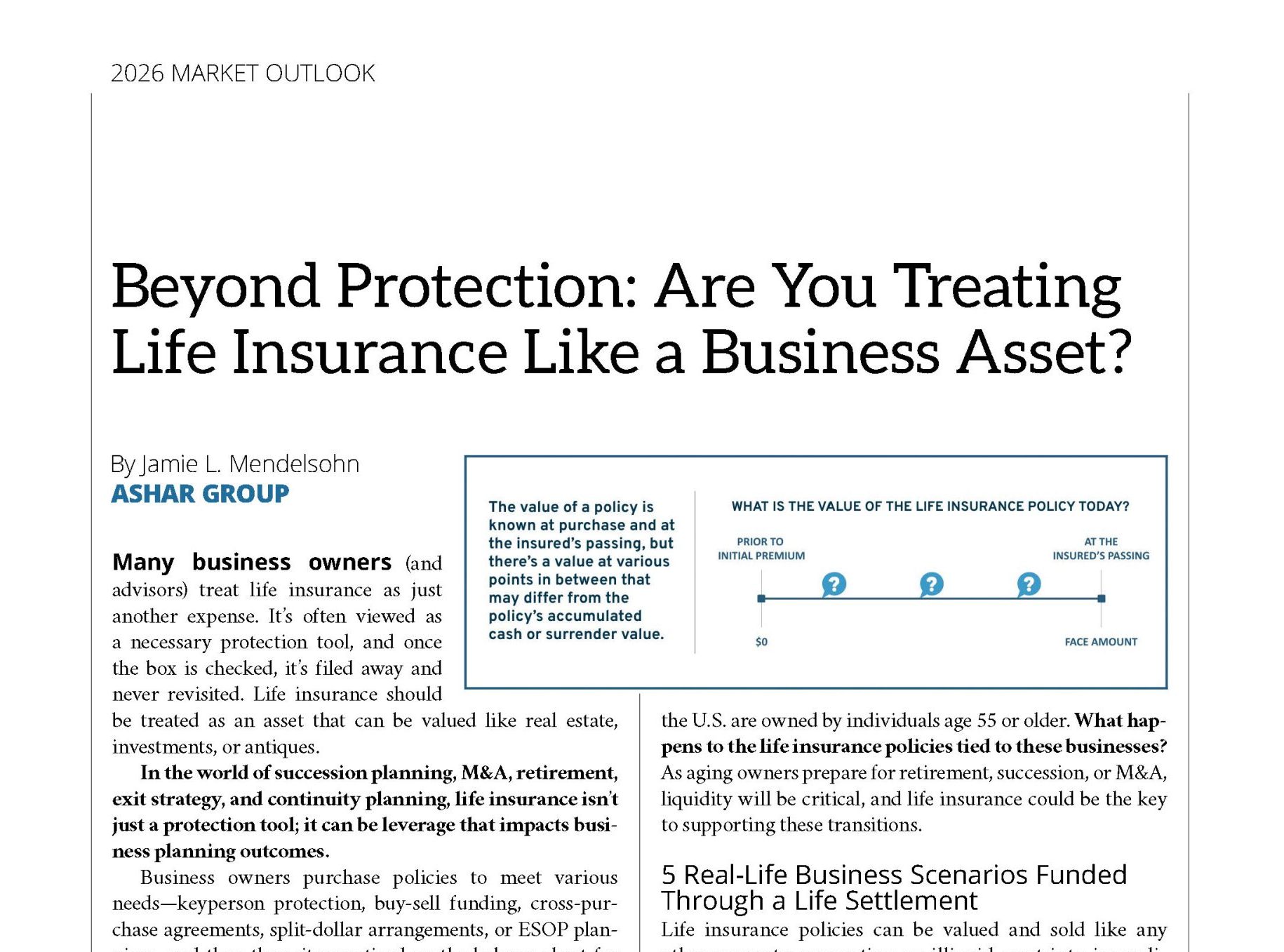 Beyond Protection: Are you Treating Life Insurance Like a Business ...